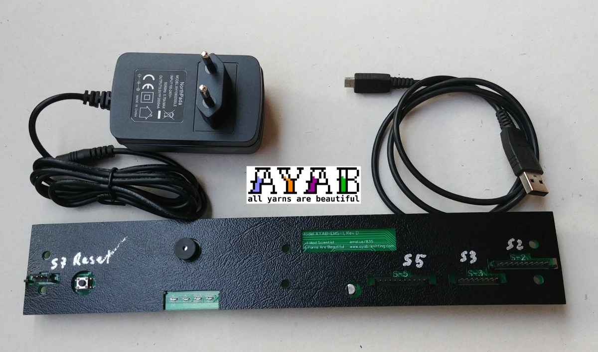 Instalando la placa AYAB SHIELD (EvilMadScientist) – Knit Studium